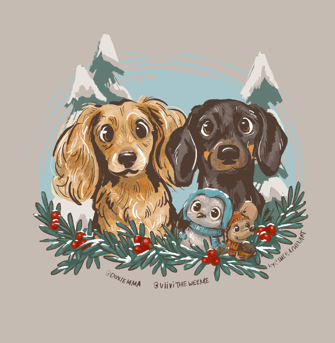 Snow Stamp – sheilachenart